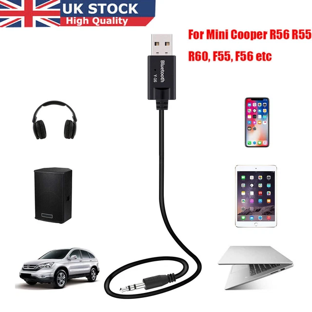 FOR BMW MINI Cooper Gen 2 and Gen 3 R56 R55 F56 F55 USB Bluetooth to ...