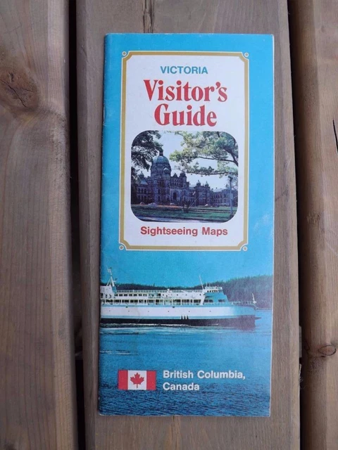VICTORIA BRITISH COLUMBIA Visitors Guide Sightseeing Maps 1969 Canada ...