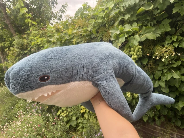 IKEA BLAHAJ SHARK Large Soft Toy Plush 39” Blue White £14.95 - PicClick UK