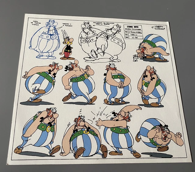 PLANCHE TYPE SERIGRAPHIE obelix asterix uderzo goscinny EUR 20,00 ...