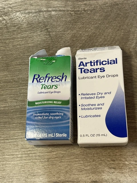 STERILE ARTIFICIAL & Refresh Tears Lubricant Eye Drops, 0.5 fl Oz ... STERILE ARTIFICIAL & Refresh Tears Lubricant Eye Drops, 0.5 fl Oz ...
