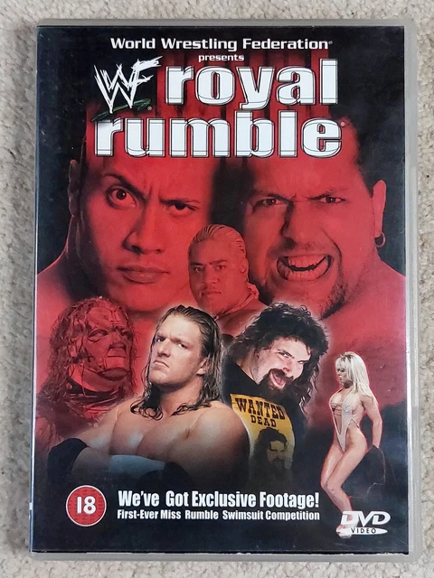 WWF ROYAL RUMBLE 2000 DVD WWE Wrestling Rare OOP Silver Vision Original ...