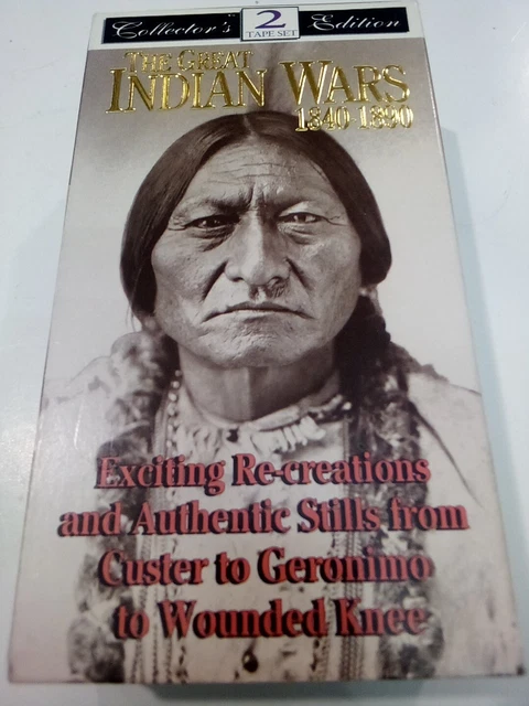 THE GREAT INDIAN Wars (VHS, 1991) 2 VHS Cassette Set $2.00 - PicClick
