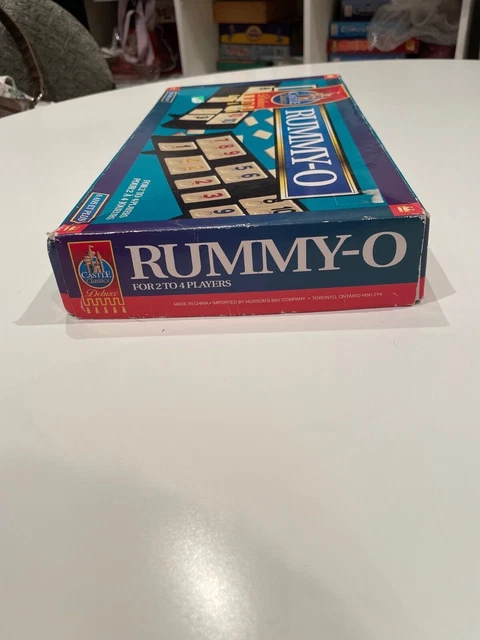 VINTAGE RUMMY O board game castle classics deluxe complete $35.00 ...
