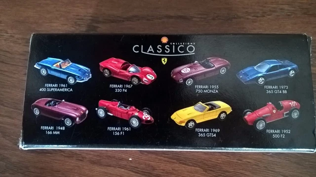 SHELL CLASSICO FERRARI Cars Complete Set Of 8 Scale Models £100.00 ...