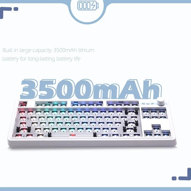 LS01 KEYBOARD KIT RGB Backlight Mechanical Keyboard Kit Bluetooth 2.4G ...