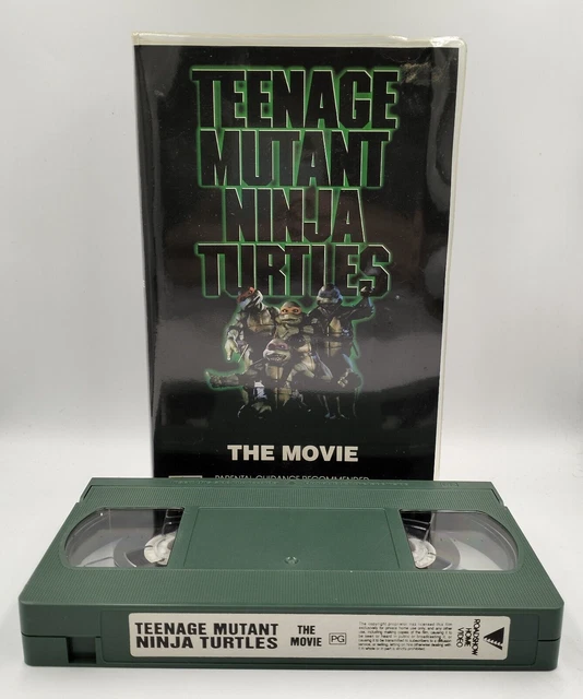 TMNT TEENAGE MUTANT Ninja Turtles Movie VHS Clamshell 1990 Roadshow ...