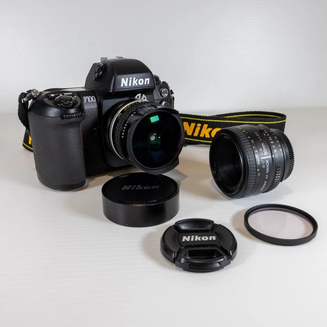 NIKON F100 35MM Film SLR Body and two Lens $143.50 - PicClick AU