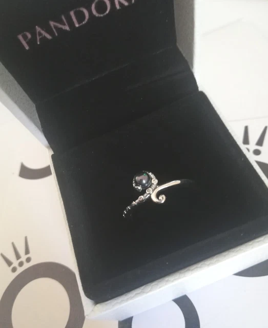 STUNNING PANDORA DISNEY The Little Mermaid Ursula Ring Size 58 S925 ALE ...