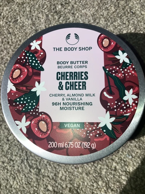 THE BODY SHOP, Cherries And Cheer Body Butter, 200ml Limited edition £5.00 - PicClick UK