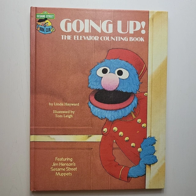 SESAME STREET BOOK Club - Going Up! 1980s HC Linda Hayward Golden ...