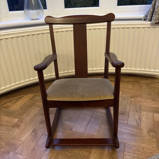 VINTAGE PARKER KNOLL CHILDS ROCKING CHAIR 1985 MODEL No PK1108-9 £45.00 - PicClick UK