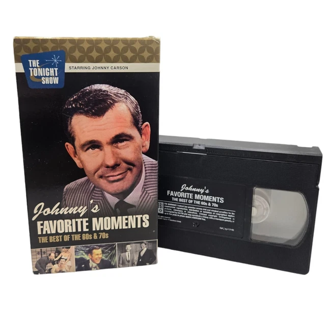 JOHNNYS FAVORITE MOMENTS The Best Of The 60s and 70s VHS Johnny Carson ...
