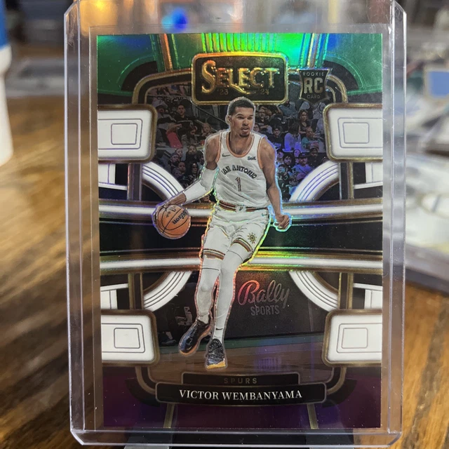 2023-24 PANINI SELECT Victor Wembanyama Concourse Tri-Color Prizm ...