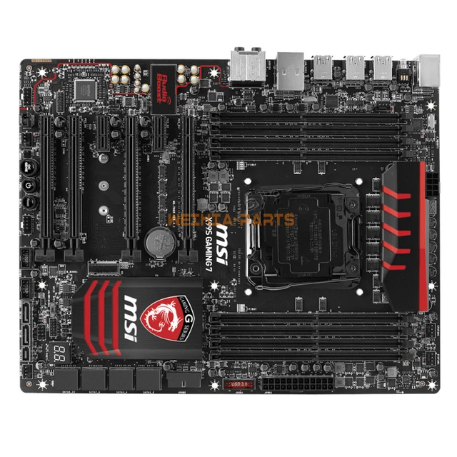 1PC USED MSI X99S GAMING 7Intel Socket LGA 2011-3 PC ATX DDR4 Mainboard ...