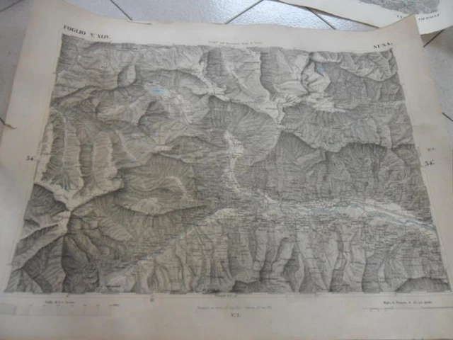 1854 TERRITORY MAP Print Card Susa First Destination Print 900 £71.24 ...
