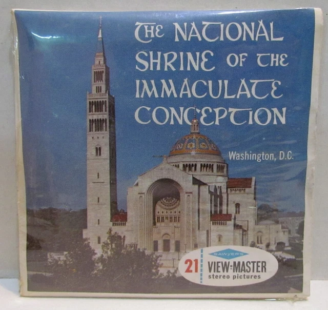 NATIONAL SHRINE OF the Immaculate Conception View-Master Pack A 795 ...