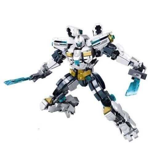 SUPER TRANSFORMING MECH Warrior Building Blocks Set Robot Puzzle Model ...