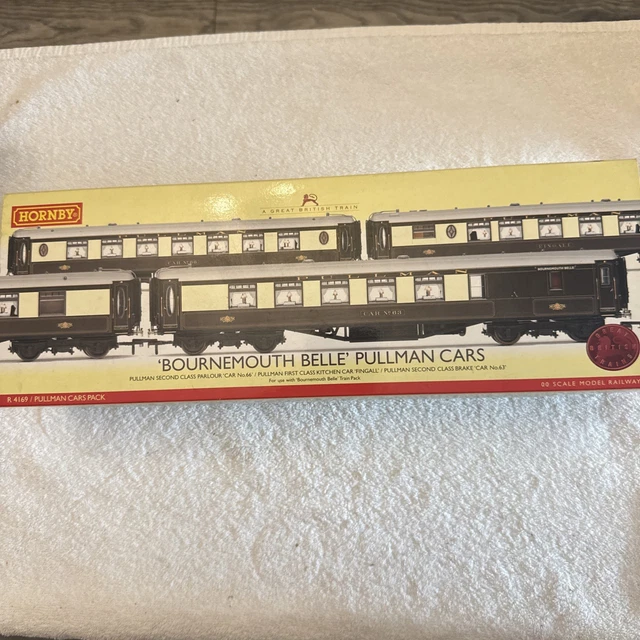 HORNBY R4169 BOURNEMOUTH Belle Pullman Cars No63 No66 Fingall BNIB Ref ...
