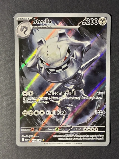 STEELIX 150/132 IR ME01: Mega Evolution (MEG) - NM-M Pokémon Card £6.67 ...