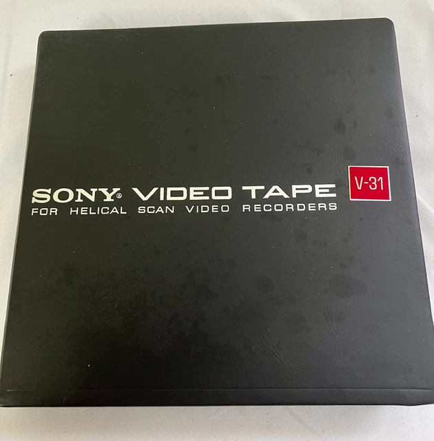 VINTAGE SONY VIDEO Tape Helical Scan Video Recorders V-31 Black $15.99 ...