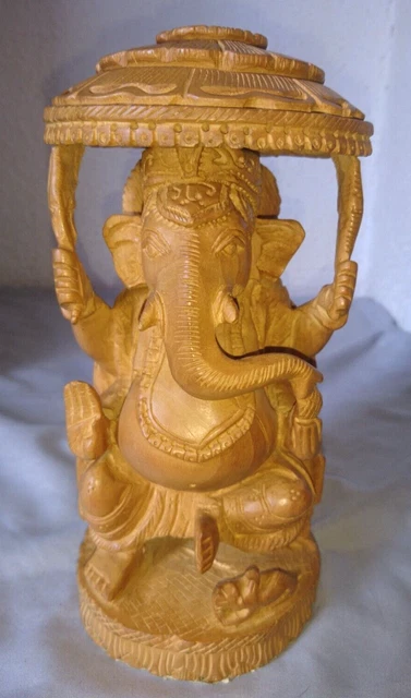 ANCIENNE BELLE STATUETTE Ganesh Ganesha Bouddhisme 1970 D Indinesie En ...