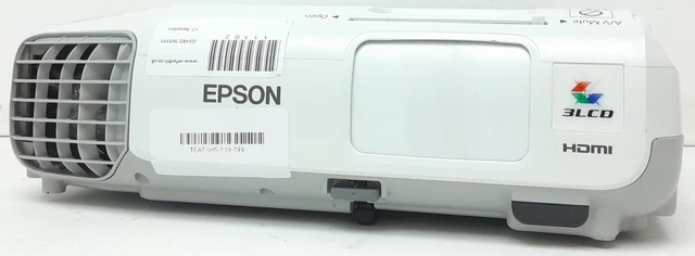 EPSON H692B EB-X27 HDMI VGA LCD Projector with 4941 Lamp Hours Used $94 ...