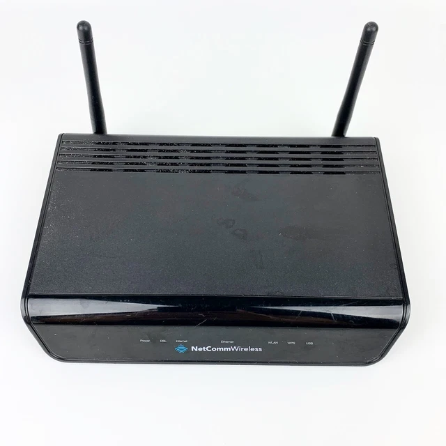NETCOMM WIRELESS - ADSL2 + WiFi Modem Router - NB604N - Black - Good ...