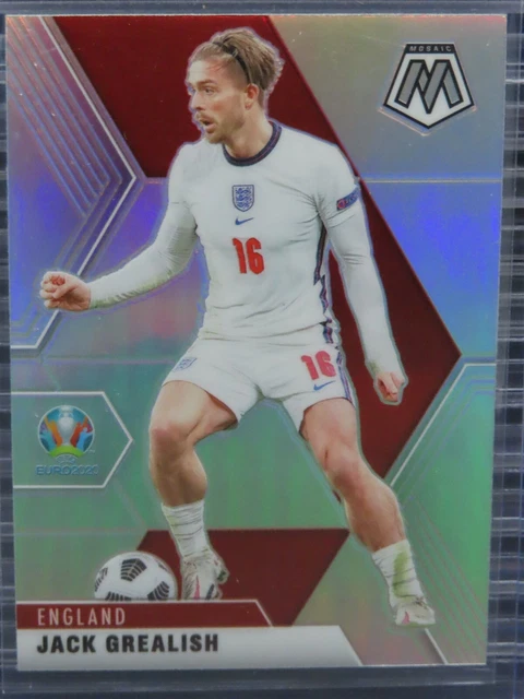 2021 MOSAIC UEFA Euro 2020 Jack Grealish Silver Prizm #109 England Z201 £3.31 - PicClick UK