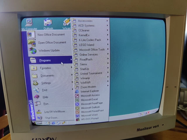 WINDOWS 98 RETRO PC Cleaned and Restored $125.00 - PicClick CA