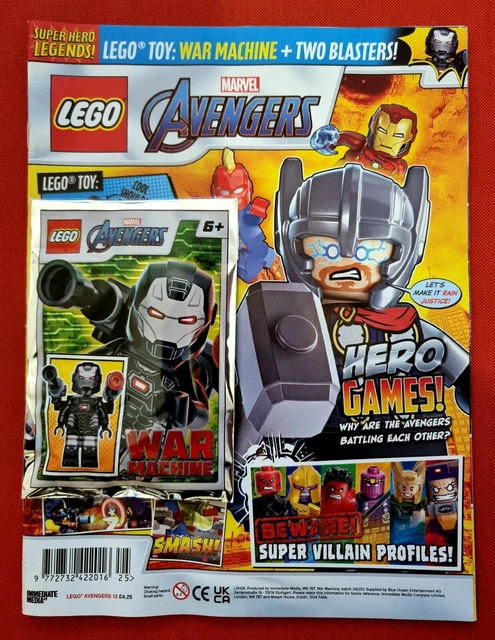 LEGO MARVEL SUPER Heroes Avengers War Machine Magazine Issue 13 Rare ...