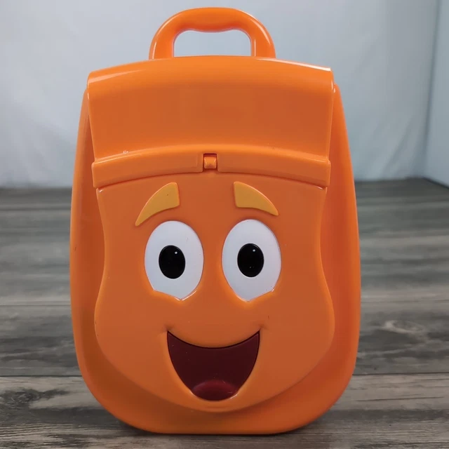 RARE 2005 MATTEL Nick Jr. Go Diego Go Rescue Pack Orange Backpack Case ...