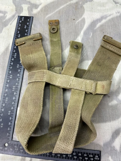 ORIGINAL WW1 BRITISH Army 1908 08 Pattern Webbing Waterbottle Carrier £ ...