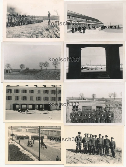 11 FOTOS LUFTWAFFE Fliegerhorst Greifswald 1940 Flak Kaserne ...