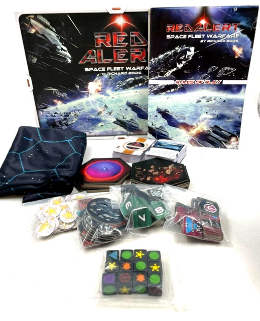 RED ALERT SPACE Fleet Warfare Richard Borg Mat Game T2120 T193 £36.00 ...