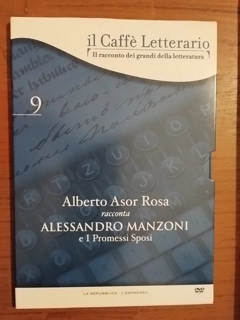DVD IL CAFFÈ Letterario Albert Asor Rosa racconta Manzoni e i Promessi ...
