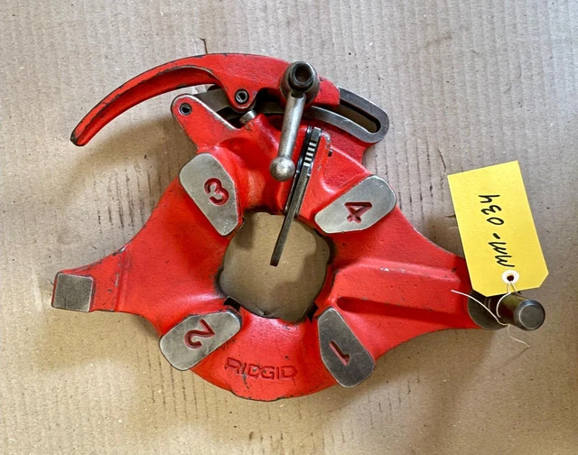 RIDGID RECEDING DIE Head For 1224 Pipe Threader/ Threading Machine 1/2 ...