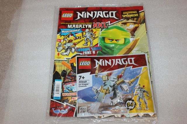 NINJAGO 1/2023 LEGO Magazine COMICS + ICE DRAGON CREATURE 30649 ...