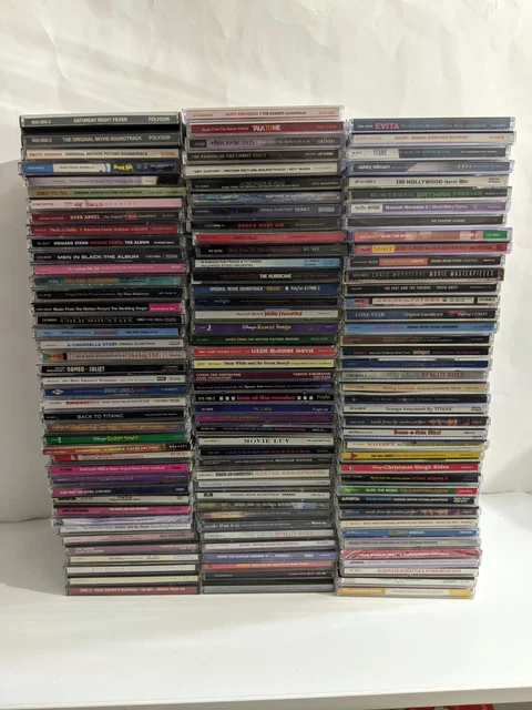 LOT OF 120+ Original Motion Picture Soundtrack Cds, Han Zimmer Walt ...