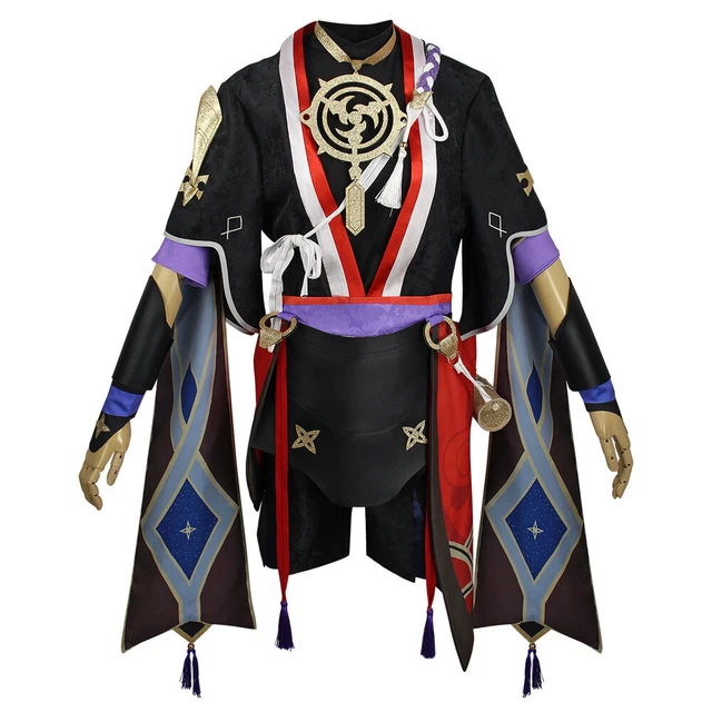 GENSHIN IMPACT SCARAMOUCHE Wanderer Full Set Outfits Halloween Costume ...