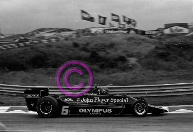 RACING ORIGINAL 35MM Negative F1 Ronnie Peterson - Lotus 1978 Holland ...