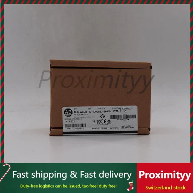 NEW AB 1769-ASCII SER A CompactLogix ASCII Interface Module US Free Tax EUR 320,28 - PicClick DE