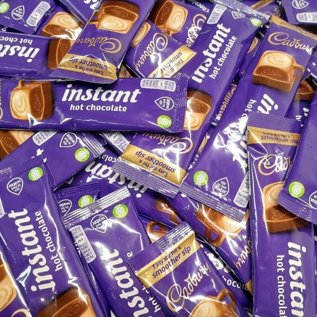 CADBURY HOT CHOCOLATE Instant Sachets 28g x 30 Powder Drink Full Box £ ...