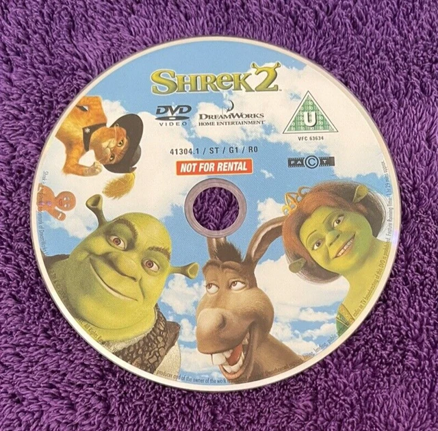 SHREK 2 - DVD Disc Only - (2004) Mike Myers, Eddie Murphy - Free UK P&P ...
