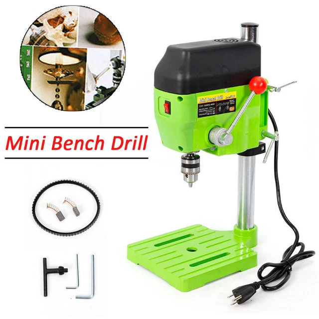 MINI TABLETOP ELECTRIC Bench Drill Press Stand Wood Metal Drilling ...
