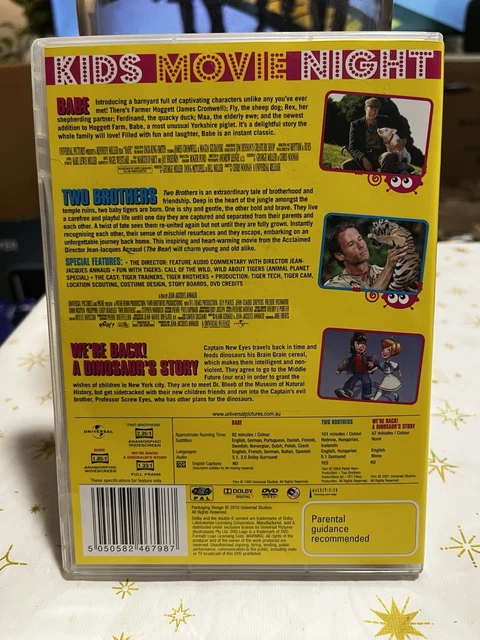 BABE / TWO Brothers / We're Back! (DVD) Region 4 Fast Postage Au $12.35 ...
