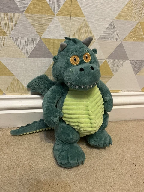 EDGAR THE EXCITABLE Dragon Soft Toy Plush Christmas John Lewis Waitrose ...