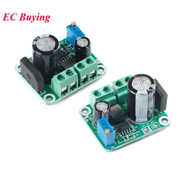 AC-DC BUCK STEP-DOWN Converter Adjustable Power Supply Module AC 5-20V ...