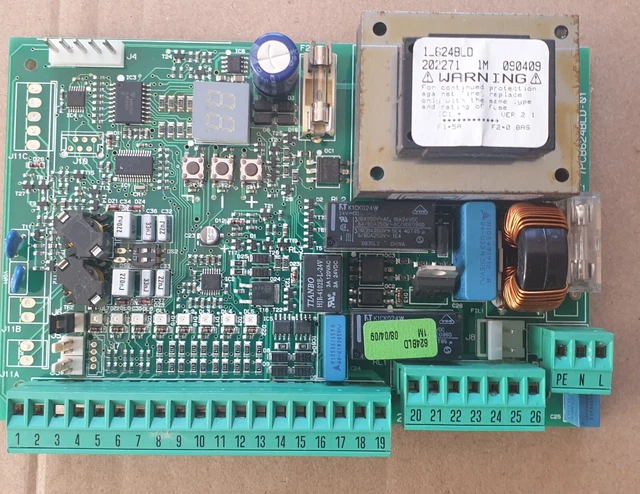 CARTE ÉLECTRONIQUE POUR automatisme de portail adyx/faac réf 7PCB624BLD-01 neuve EUR 119,90 ...