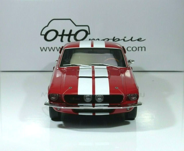 FORD MUSTANG SHELBY GT500 Fastback 1967 rosso/bianco striscia 1:12 GO56 ... FORD MUSTANG SHELBY GT500 Fastback 1967 rosso/bianco striscia 1:12 GO56 ...